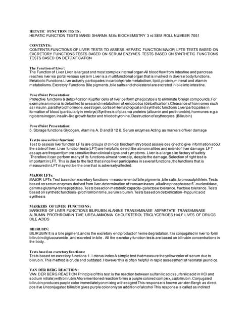 Liver Function Tests Pdf 2970