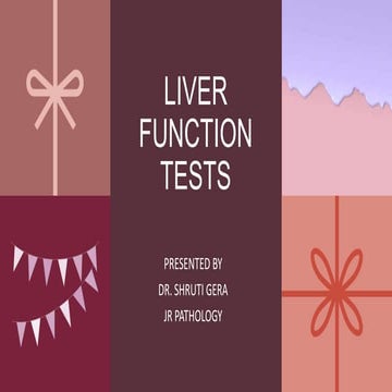 Liver function tests.pptx | PPTX