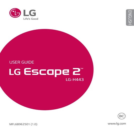 LG Escape 2 Manual / User Guide | PDF