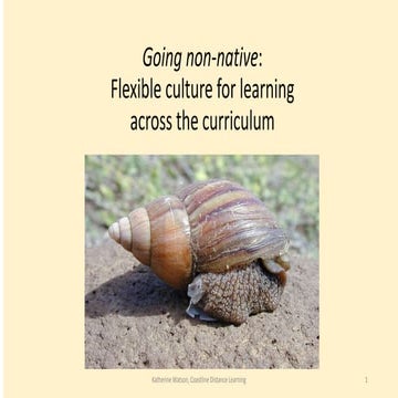 Lg14 going non native25f (1) | PPTX | Geography | Science