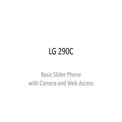 LG 290c | PPTX