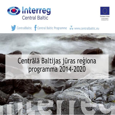 Interreg Central Baltic projekta uzsaukums | PDF