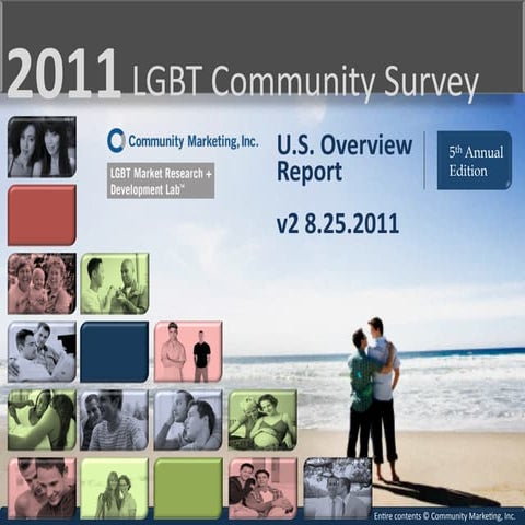 Community Marketing, inc. 5th Annual LGBT Survey | PPT | Free Download
