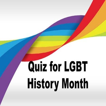 LGBT History Month Quiz | PPT