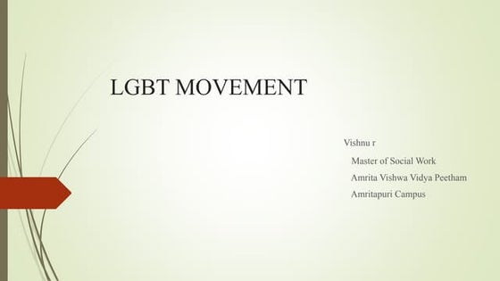Lgbtq presentation | PPT