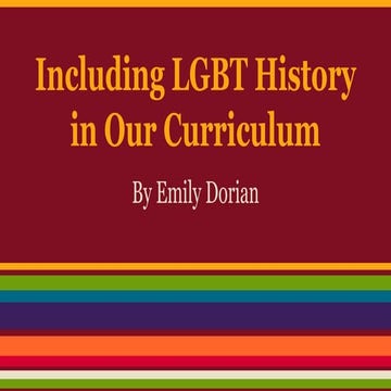 LGBT History: Transgender History | PPTX