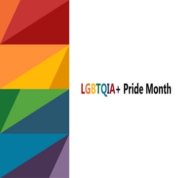 LGBTQ presentation and pride month for seniors | PPTX