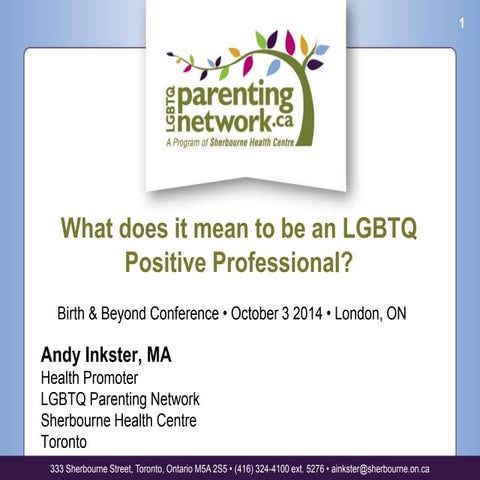 What does it mean to be an LGBTQ Positive professional? Birth & Beyond ...
