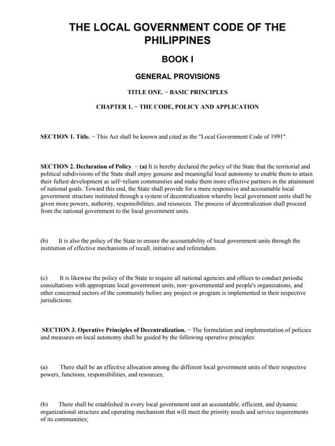 Local government; Financing and Fiscal management | PPT