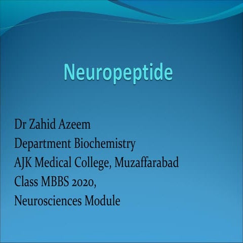 Lgis neuropeptides | PPT