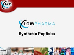 LGM Pharma - Active Pharmaceutical Ingredient Supplier | PPT