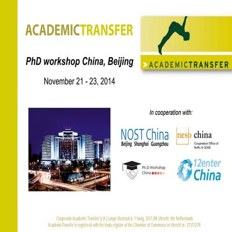 PhD workshop China 2014 | PDF | Prom | Personal Celebrations & Life Events