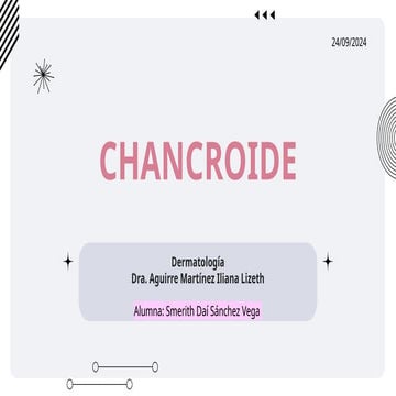 Presentación Power Point de dermatología-chancroide | PPTX