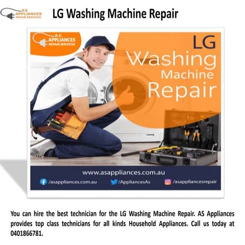 Lg washing machine repair | PPT