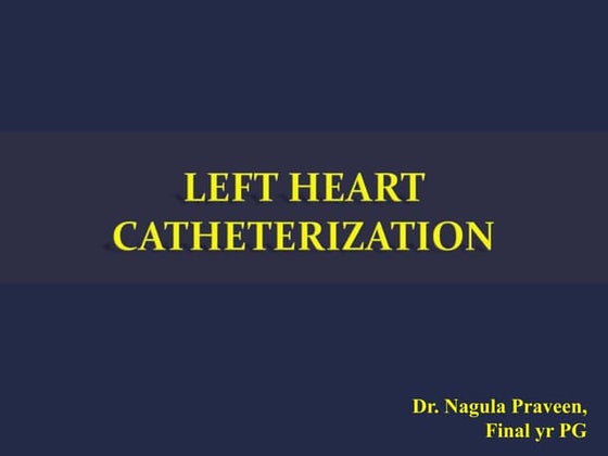 Cath lab | PPT