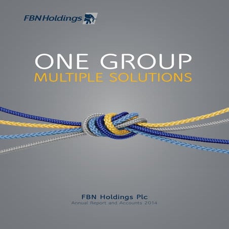 First bank holdings annual report 2014 | PDF