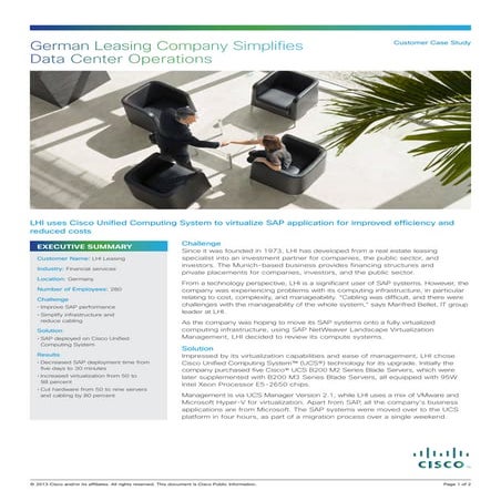 LHI Leasing case study | PDF