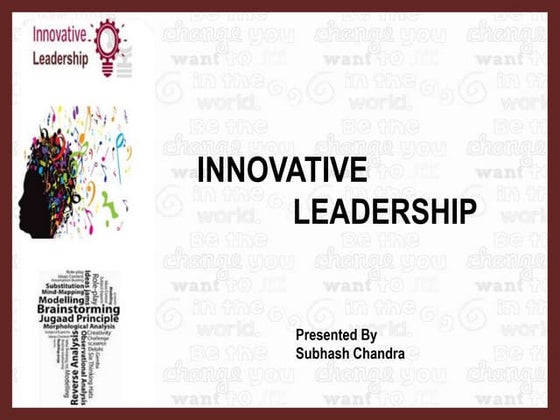 How To Become A More Innovative Leader | PDF