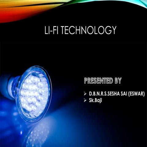 Li-fi technology | PPTX