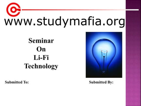 Li-Fi Technology PPT | PDF