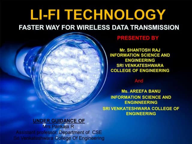 Li fi technology ppt | PPT