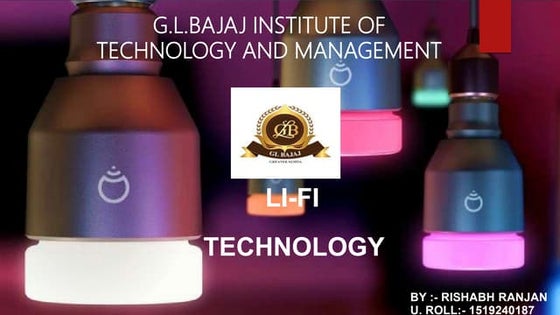 LI-FI Presentation | PPTX | Computer Networking | Computing