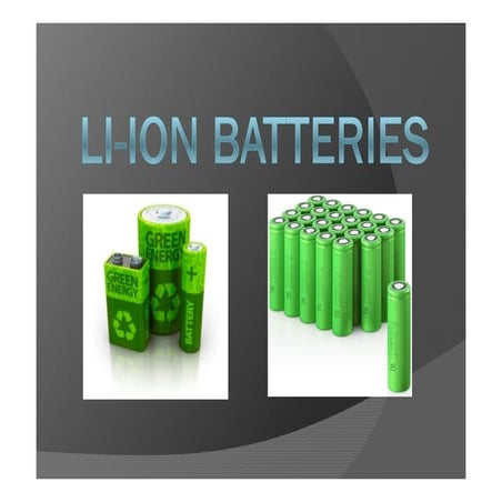 Lithium Ion Batteries, an Overview | PDF