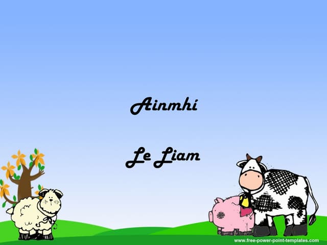 Farm animals powerpoint | PPT