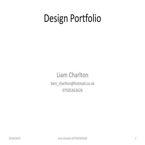 Liam Charlton presentations