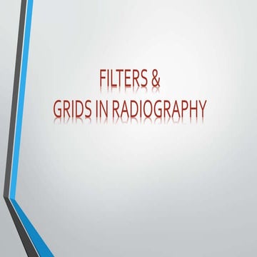 Filters used in radiology.ppt.radiology. | PPTX