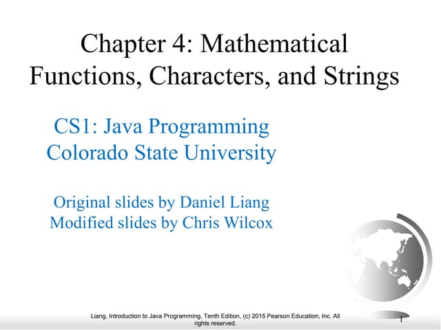 Liangchapter4 Unicode Ascii Code Ppt Programming Languages Computing