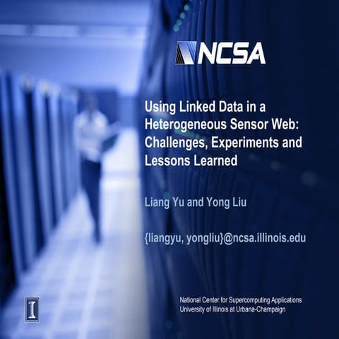 Using Linked Data In A Heterogeneous Sensor Web Challenges Experiments And Lessons Learned