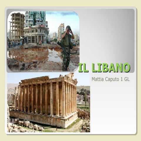 IL LIBANO IERI E OGGI | PPT