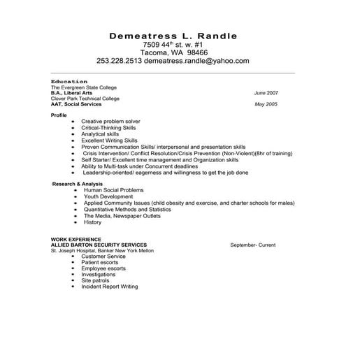 Ron Resume 2 | DOCX