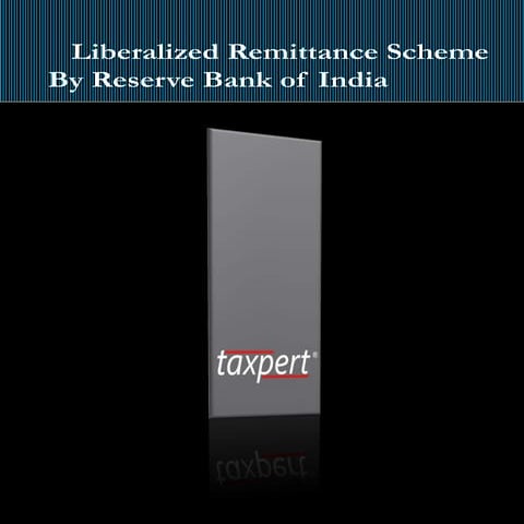 Liberalised remittance scheme | PDF