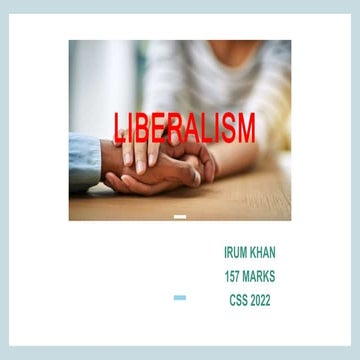 Liberalism in international realtion theory and its scholars | PPTX