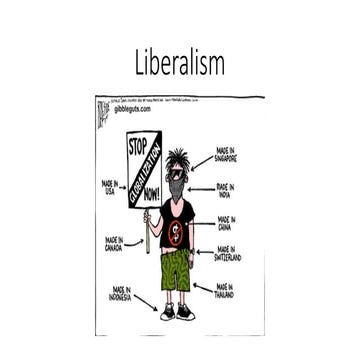 Liberalism - deck.pptx for the international relation | PPTX