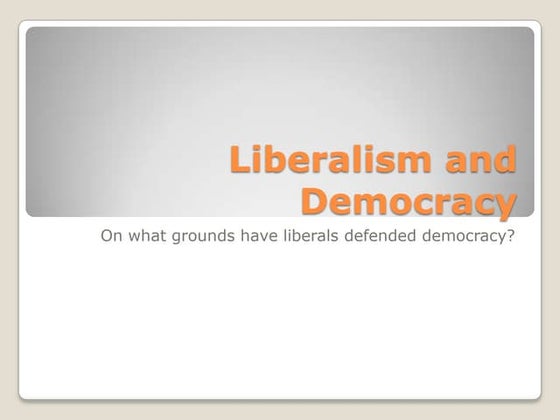 The democracy | PPT