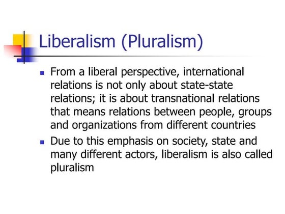 Liberalism theory,Types of liberalism,and criticism | PPTX