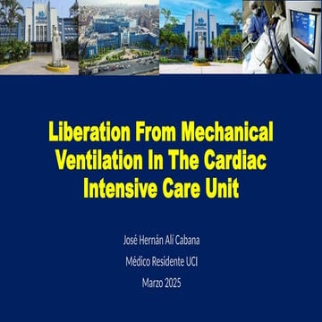 Liberation From Mechanical Ventilation In The Cardiac Intensive.pptx