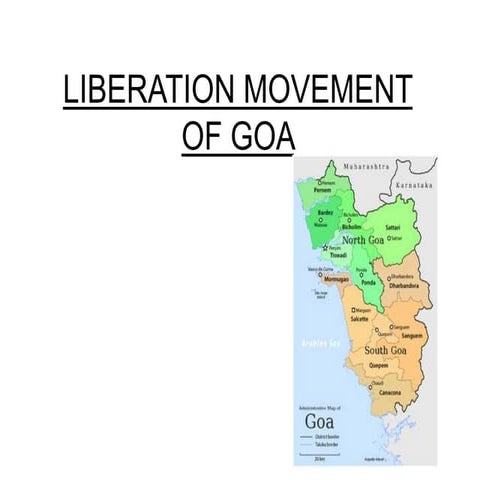 Liberation movement of goa | PPTX