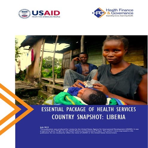 Essential Package of Health Services Country Snapshot: Liberia | PDF