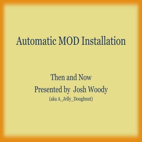 phpBB MOD Installers | PPT