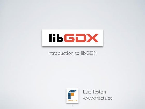 Game development with_lib_gdx | PPT