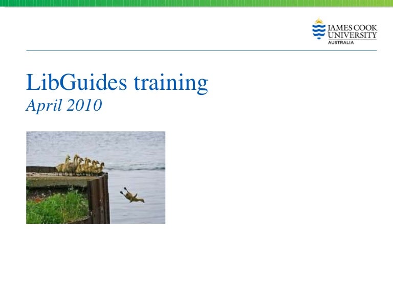 LibGuides training