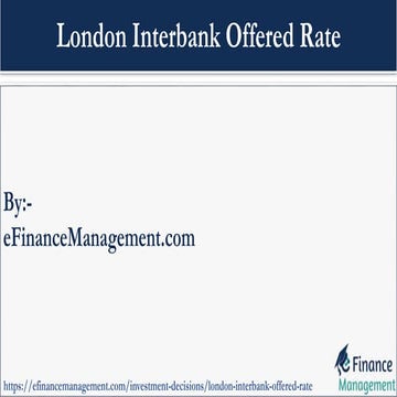 London Interbank Offered Rate | PPTX