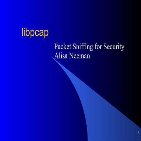 Libpcap | PPT