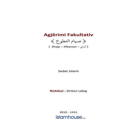Agjërimi vullnetar | PDF