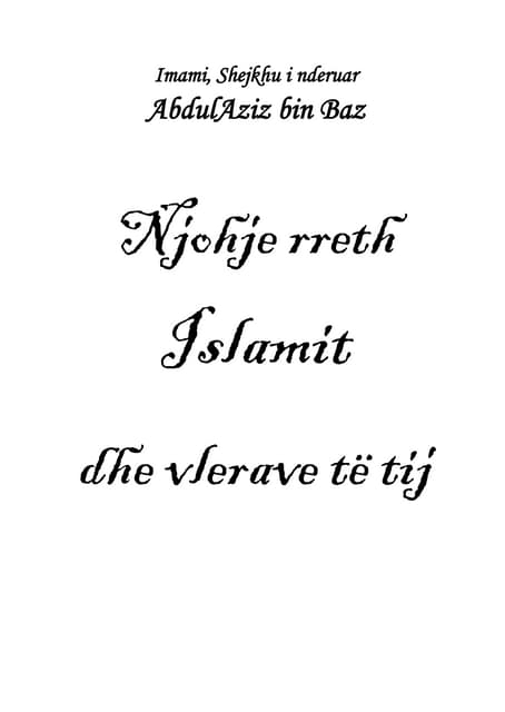 Domosdoshmeria e te vepruarit me sunnet | PDF