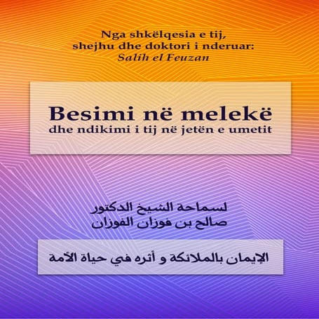 Besimi në melekë dhe ndikimi i tij në jetën e umetit | PDF